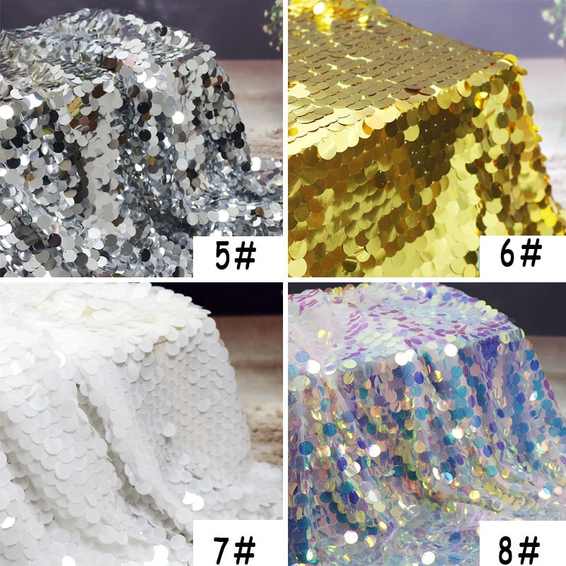 Large Sequin Fabric, Sequin Backdrop, Net Gauze Bottom, Fish Scale ...