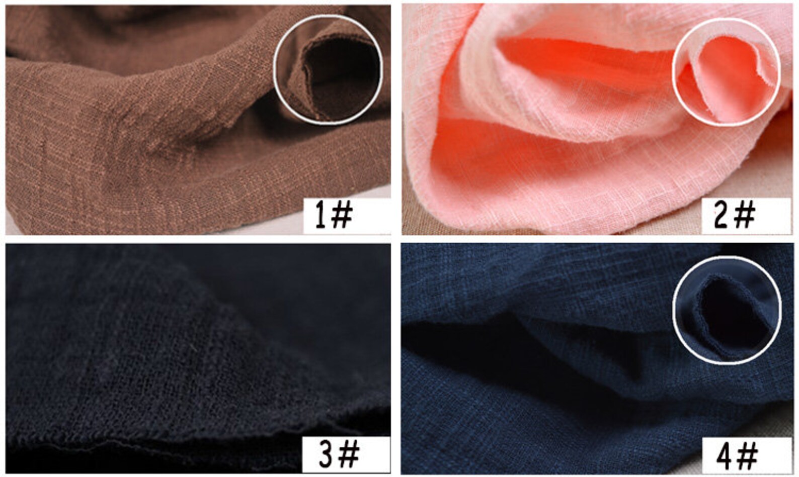 Cotton Linen Fabric Slub Cotton Texture Pleated Style Fabric - Etsy