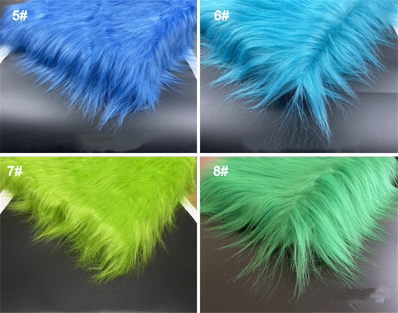 Plush Fabric, 12cm Long Fluffy Fabric, Faux Fur Fabric, Long Pile Fur ...