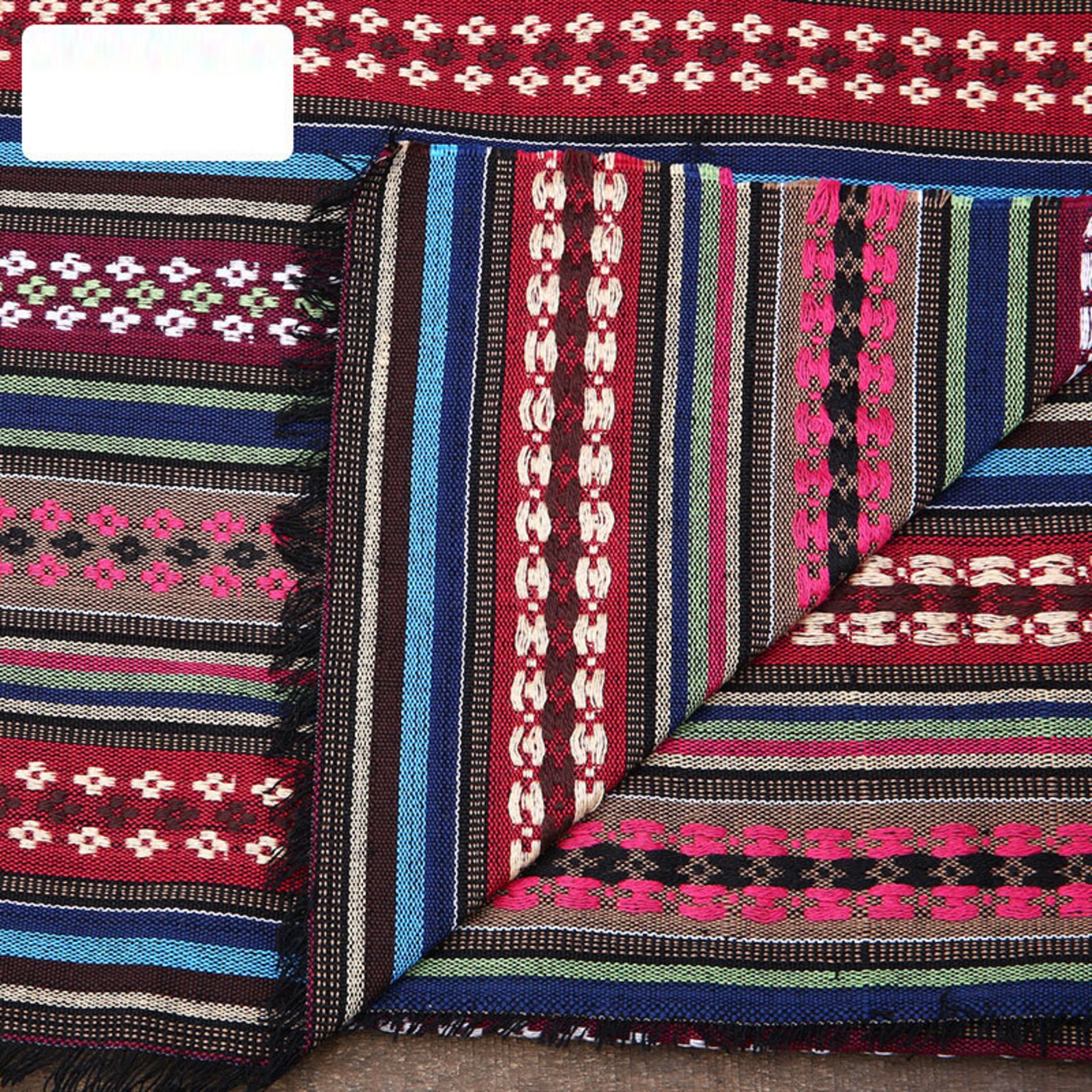 Nepal Fabric, Bohemian Fabric, Striped Pattern Fabric, Tribal Fabric ...