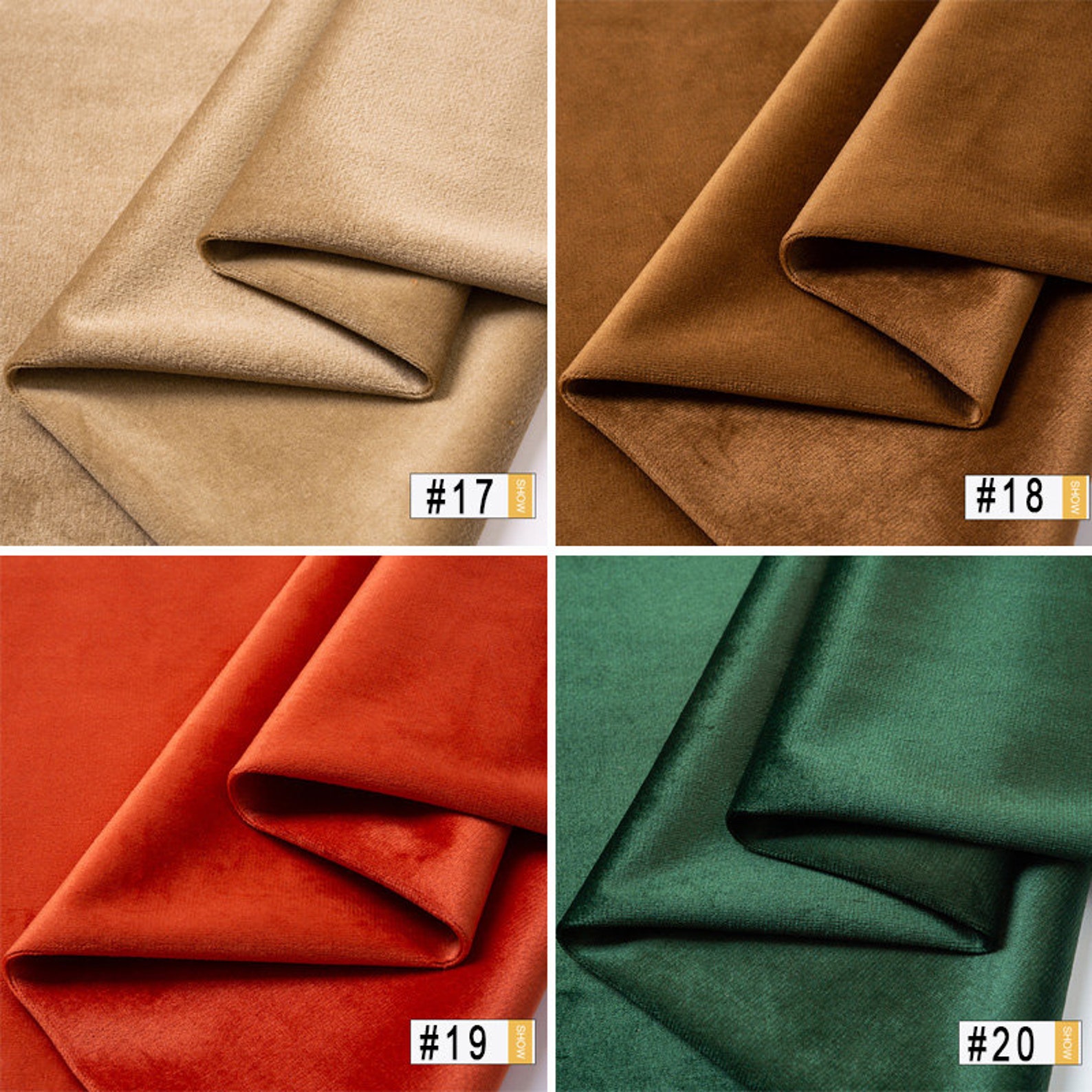 Thick Velvet Fabric Polyester Velvet Solid Velvet Sewing - Etsy