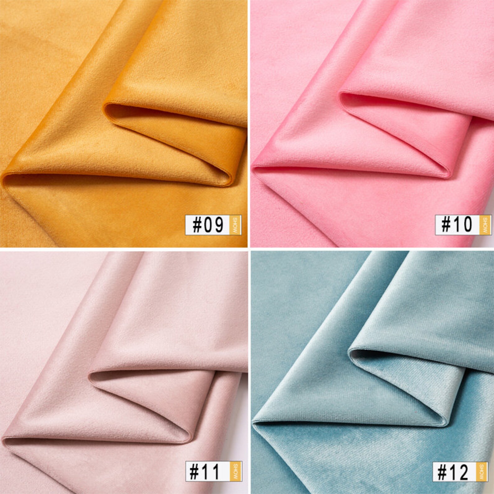 Thick Velvet Fabric Polyester Velvet Solid Velvet Sewing - Etsy