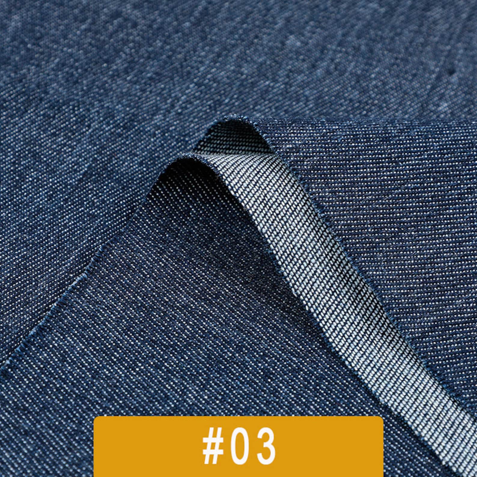 Heavy Denim Fabric, Thick Washed Denim Fabric, 100% Cotton Denim, Jeans ...