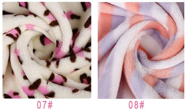 Cuddly Fleece Fabric, Cow Fabric, Leopard Fabric, Double-sided Flannel ...