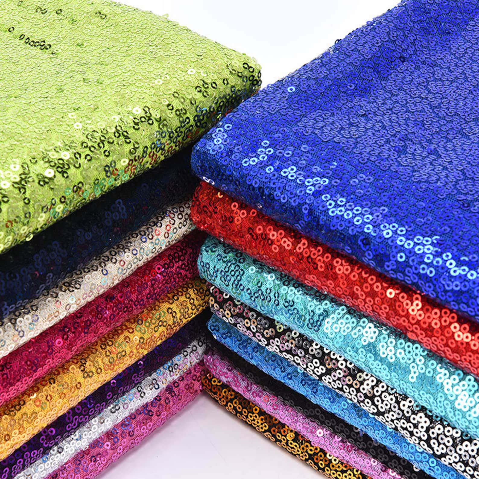 3MM Sequins Fabric Sparkly Fabric Sequin Backdrop Sequined | Etsy