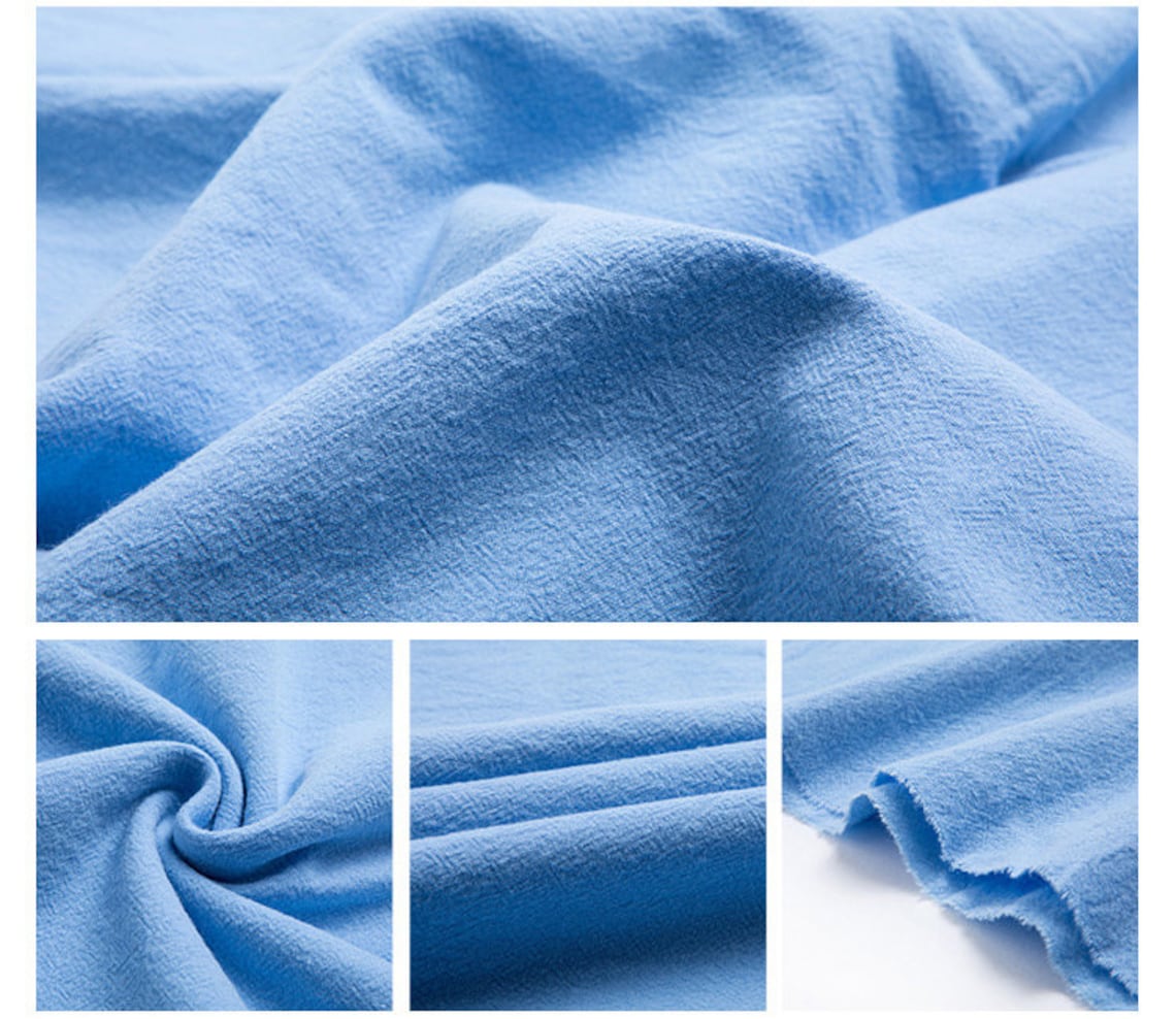 Washed Cotton Fabric 100% Cotton Fabric Soft Cotton Fabric - Etsy