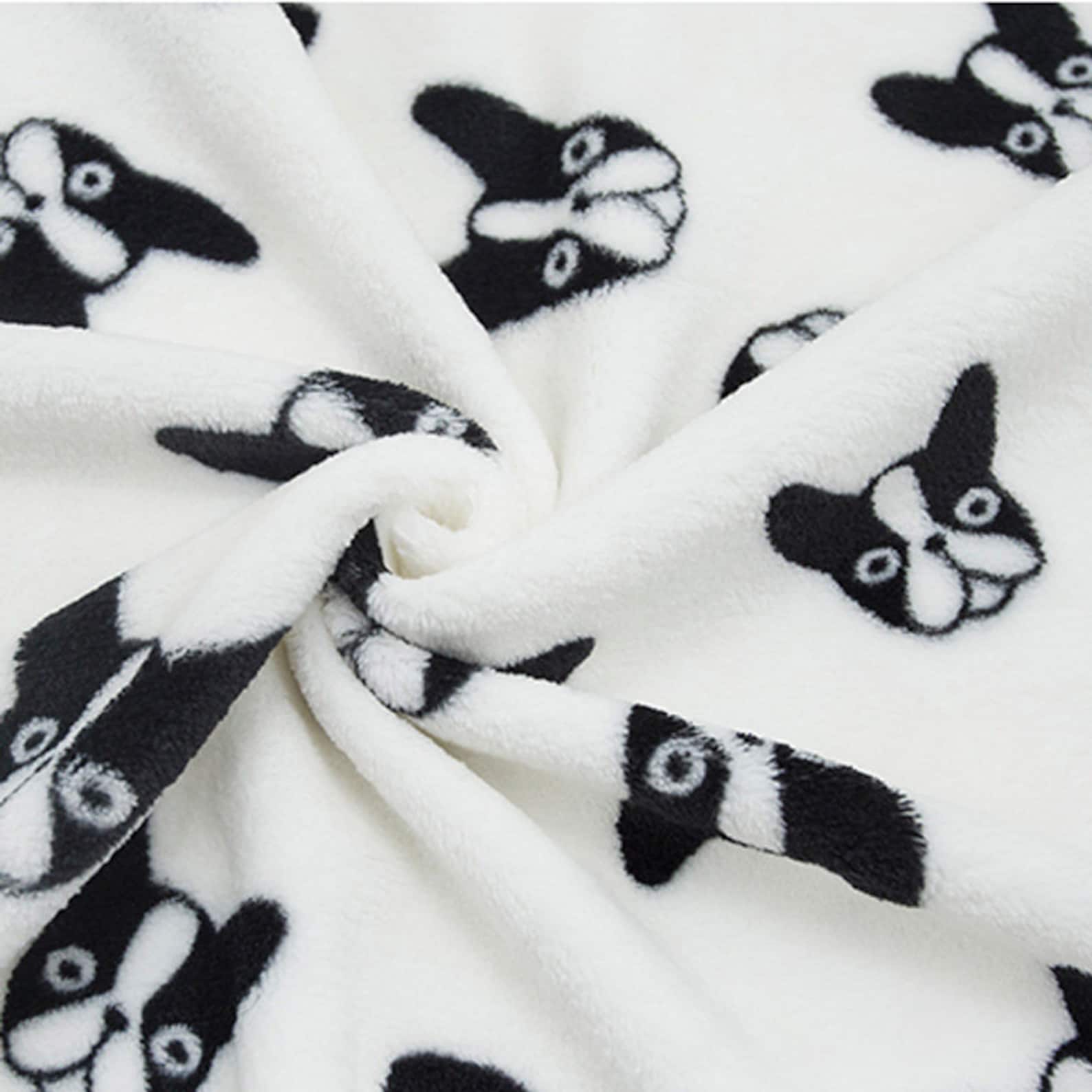 Thick Fleece Fabric, Cow Fabric, Cuddly Fleece Fabric, Double-sided ...