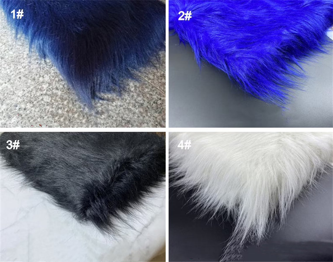 Plush Fabric 12cm Long Fluffy Fabric Faux Fur Fabric Long - Etsy