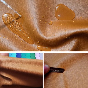 Faux Leather Fabric by the Yard, Fake Leather Fabric, Artificial ...