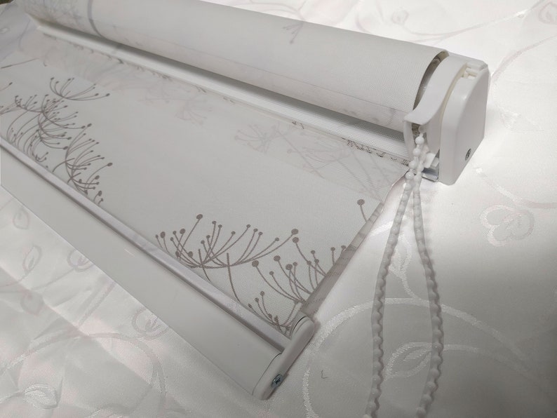 Floral Day and Night Zebra Window Roller Blind With Dandelion - Etsy UK