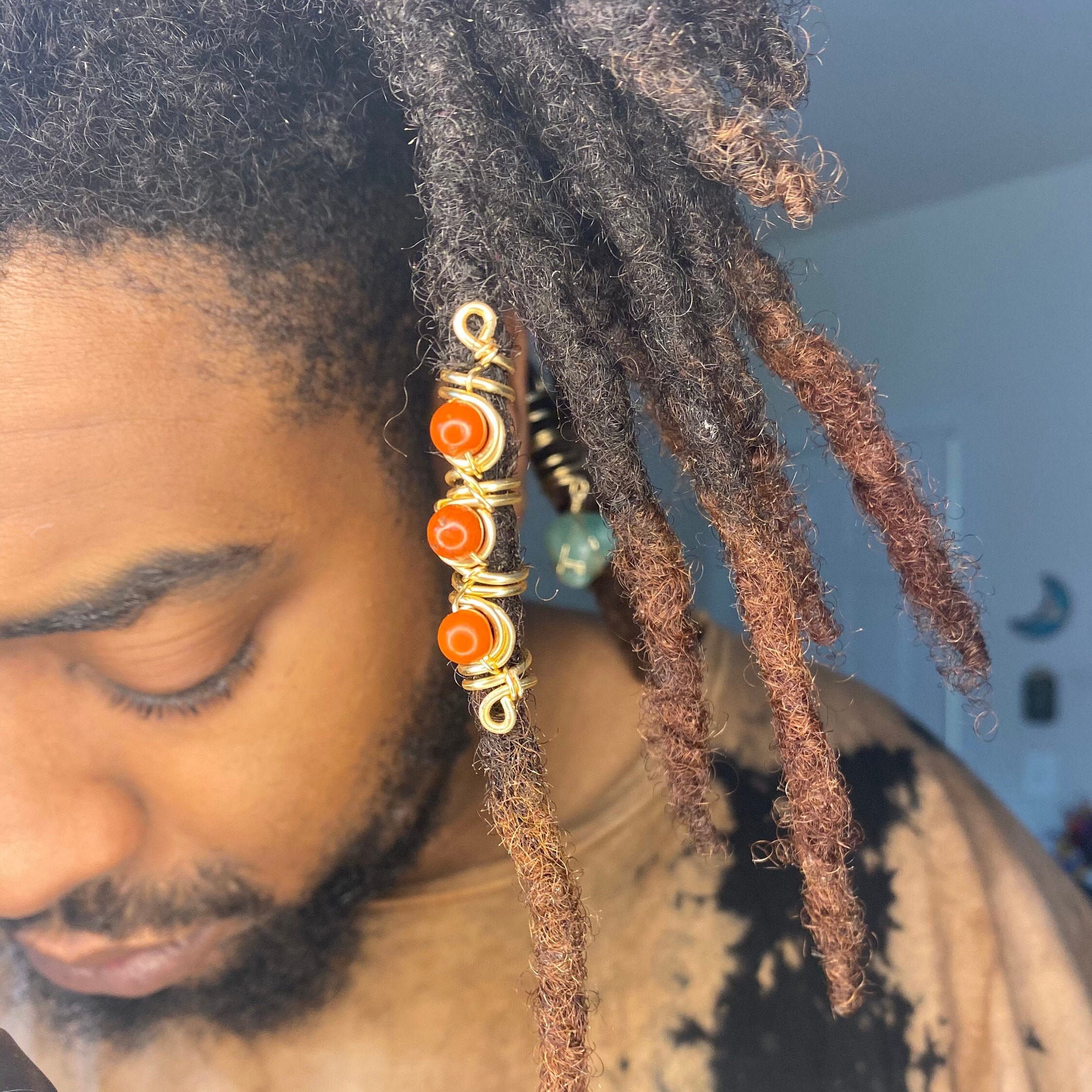 Three-stone Loc Jewelry READ DESCRIPTION | Etsy