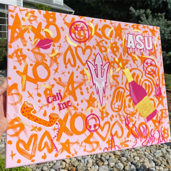 Custom ASU College Painting - Etsy