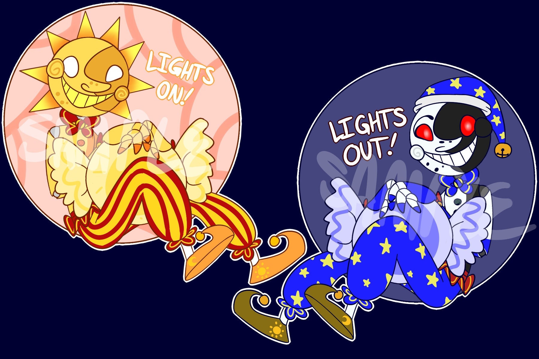 Sun And Moon Fnaf