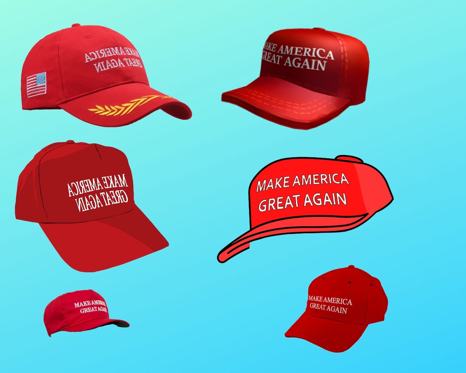 PNG Maga Hat Collection Digital Download 5 Maga Hat PNG | Etsy