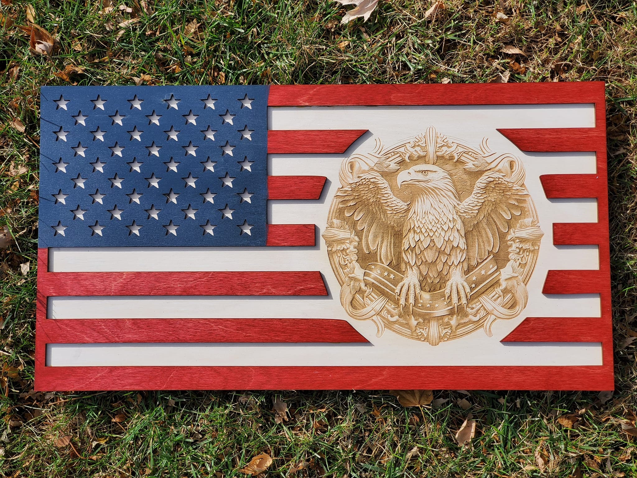 American Flag Wall Art - Etsy