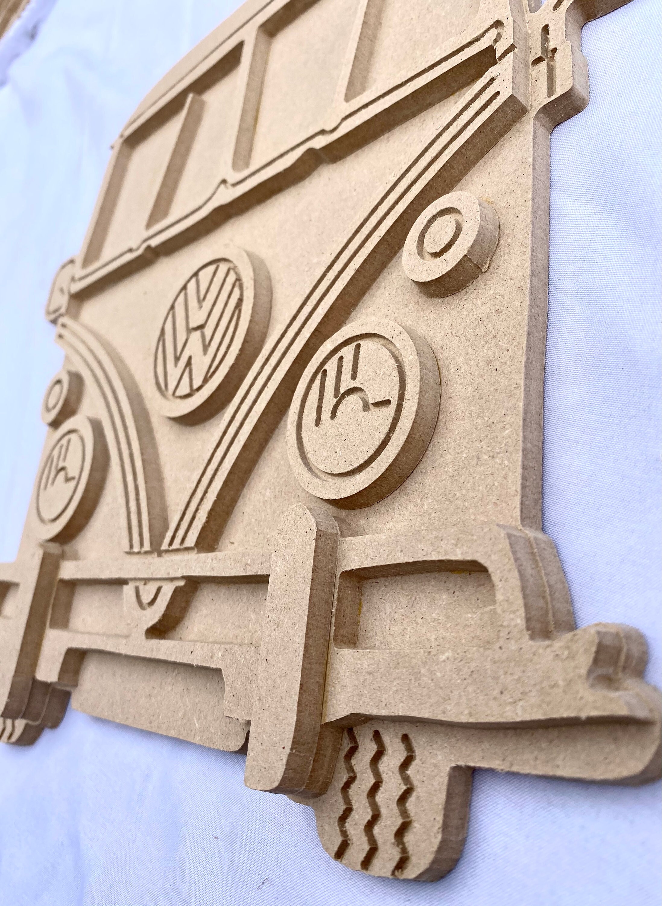 VW Bus Cnc Wood Cut Out - Etsy