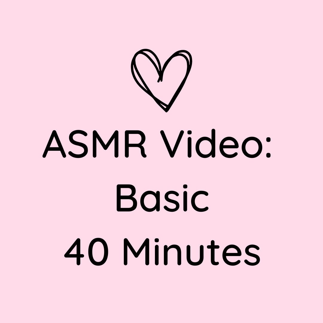Basic 40 Minute ASMR Custom Video - Etsy