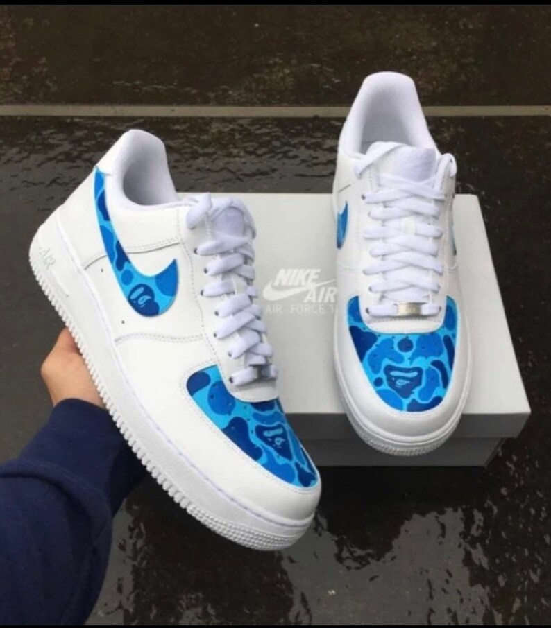 Blue Abstract Af1 - Etsy