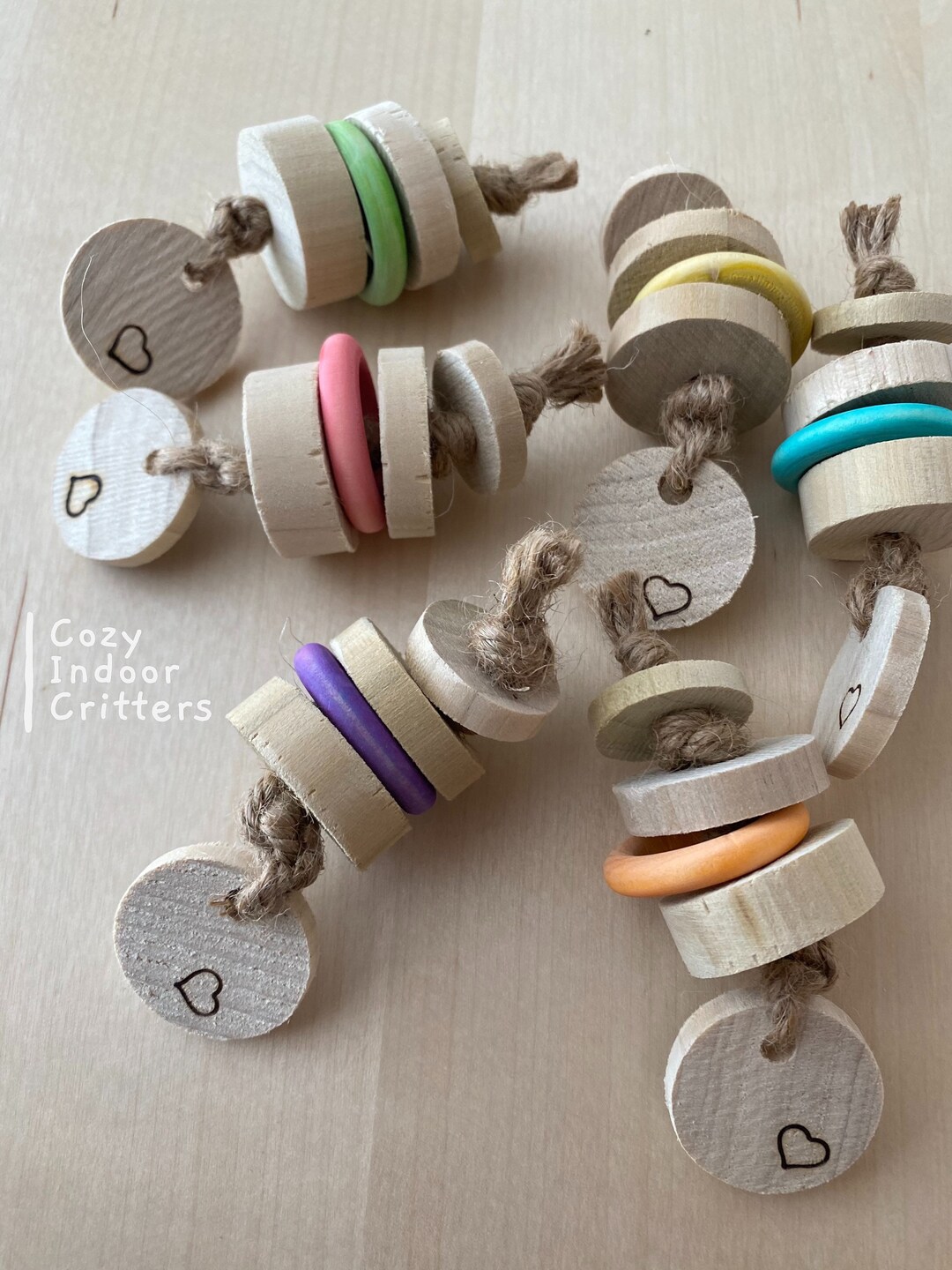 The Stubby Chew Rabbit Bunny/hamster/guinea Pig/rat Toy - Etsy