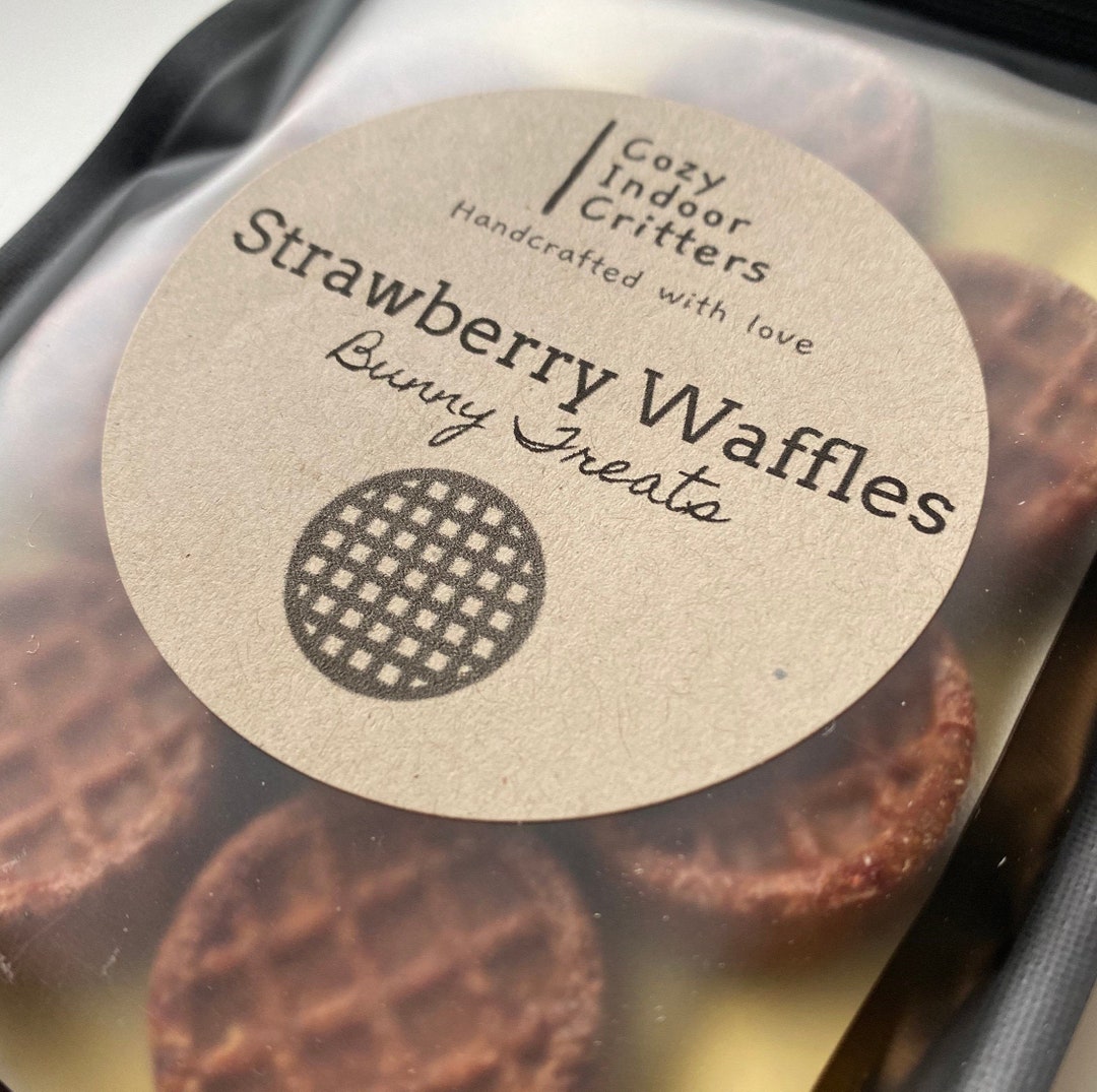 Strawberry Waffles - Rabbit Treats 8pk - Etsy