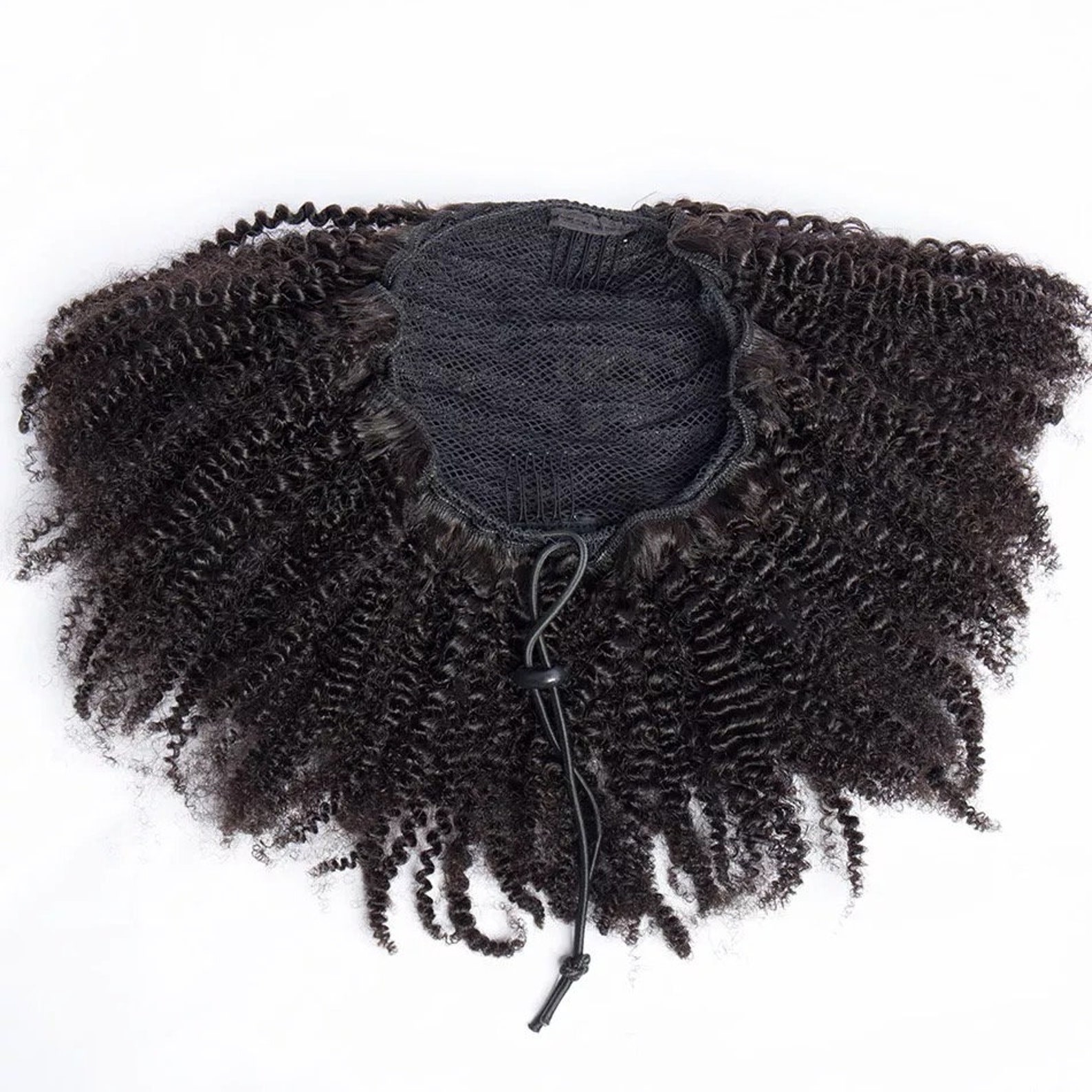 Postiche cheveux crépus bouclés // ponytail afro kinky curly - Etsy France