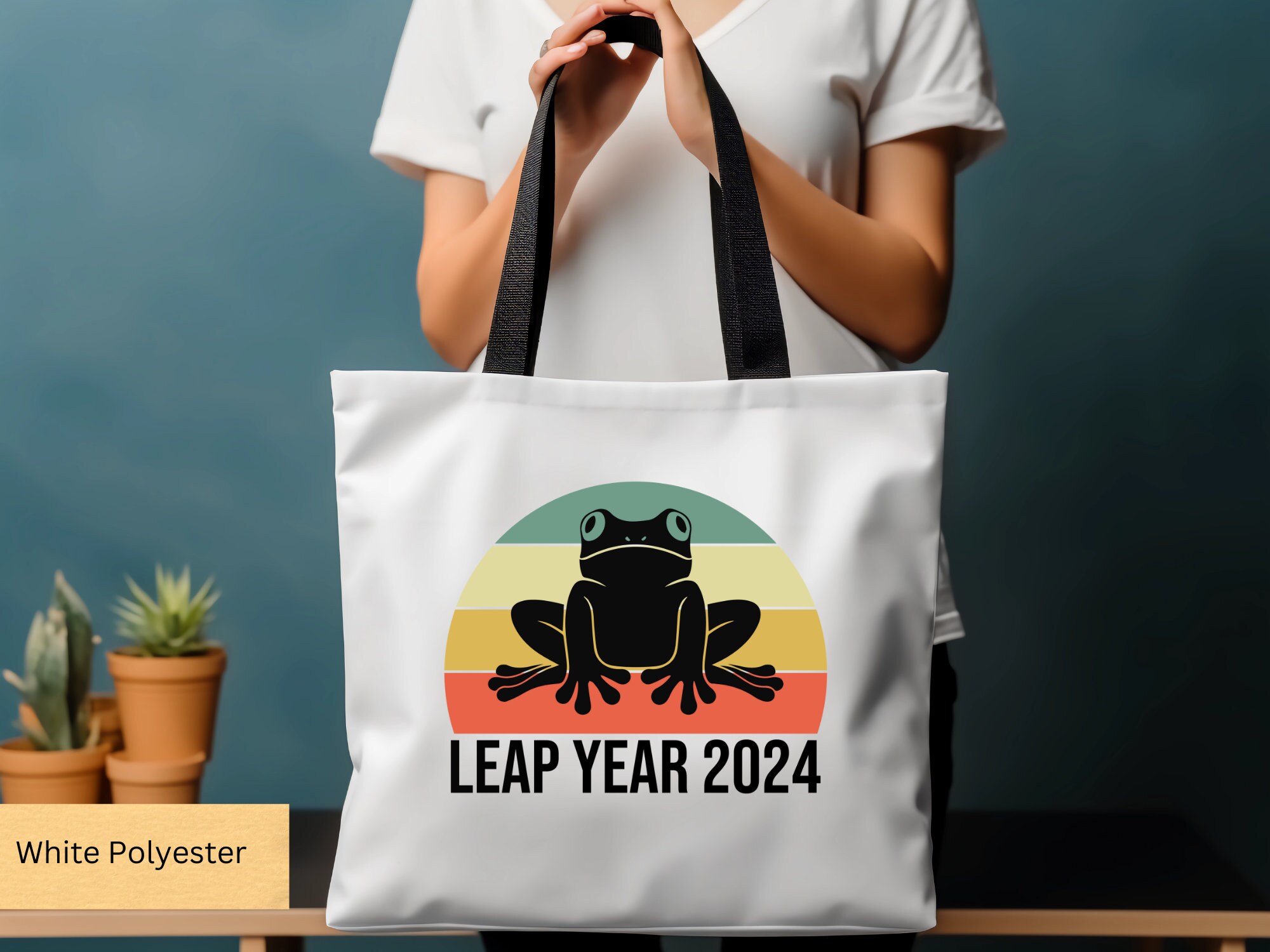 Leap Year Tote Bag, Leap Day Bag 2024, February 29 Causal Bag in Black ...