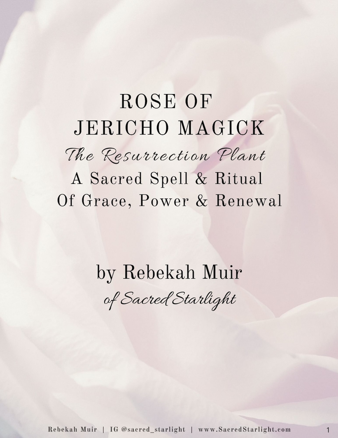 Rose of Jericho Magick Spell & Ritual Digital Download - Etsy Canada