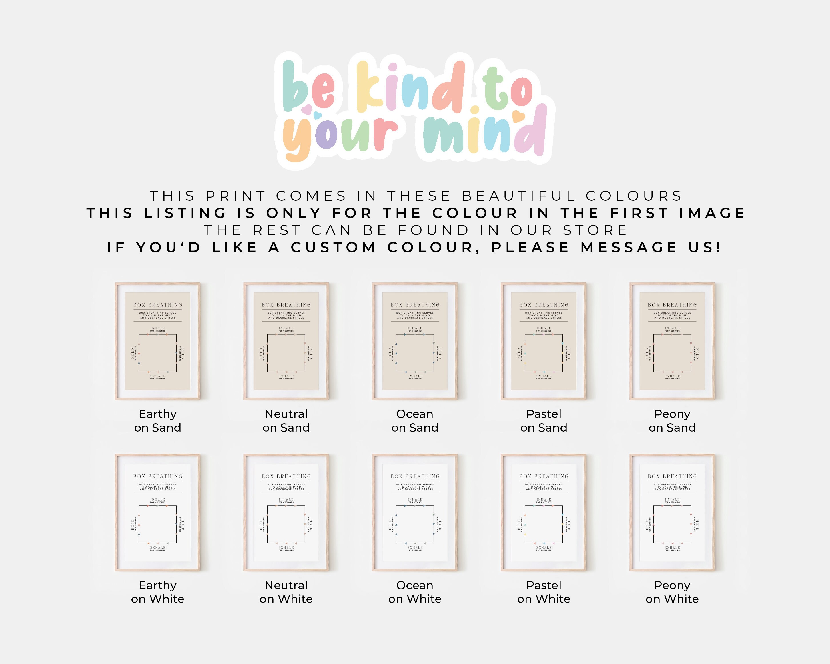 Box Breathing Technique | Pastel | Anxiety and Emotional Regulation ...