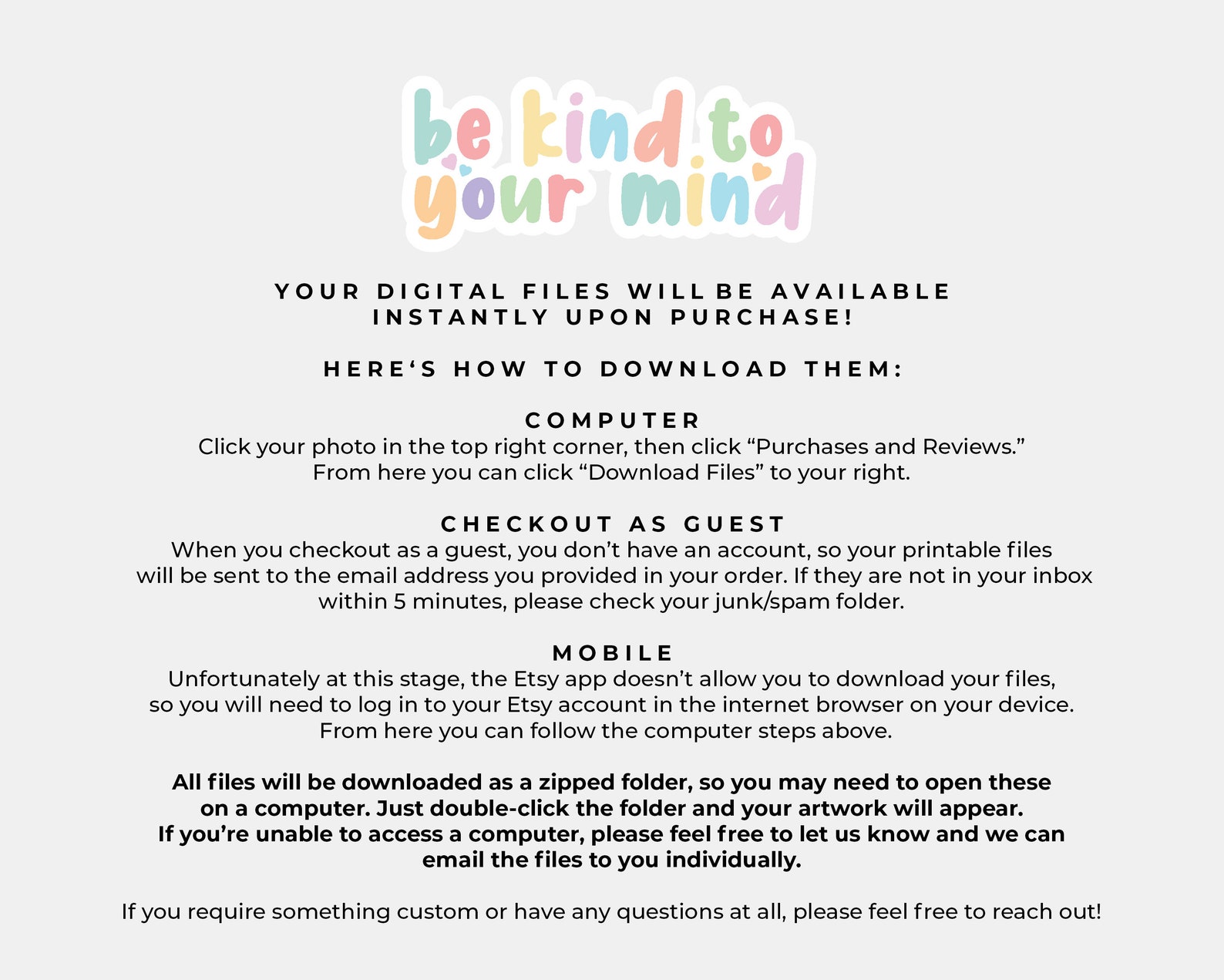 Grounding Technique Blush Pink Printable Mindfulness Poster for Coping ...