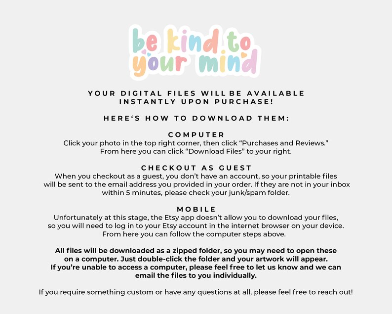 Grounding Technique Blush Pink Printable Mindfulness Poster for Coping ...