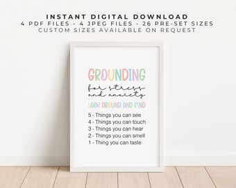 Breathing Technique Poster - Etsy