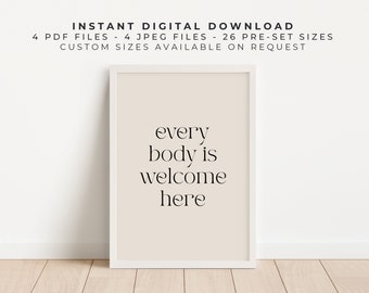 Every Body Welcome - Etsy