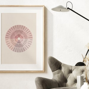 Feelings Wheel / Emotion Wheel Peony Pink & Monochrome on Sand ...