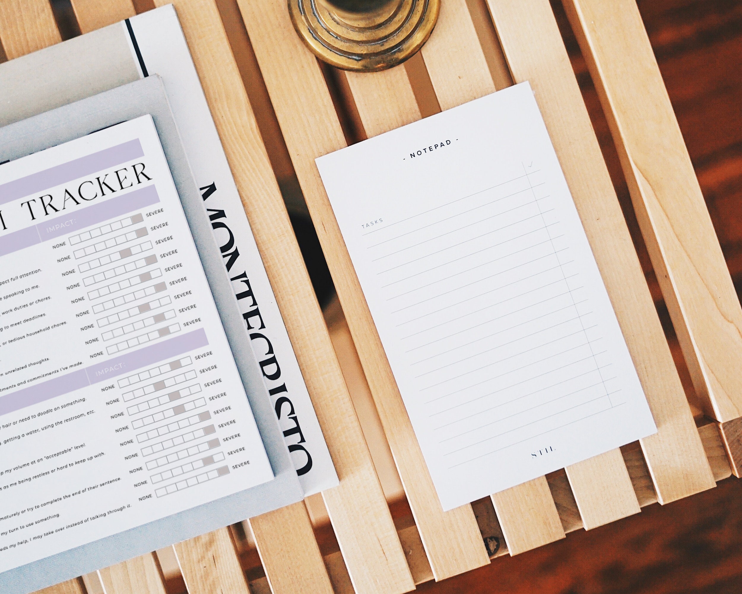 Adult ADHD Symptom Tracker Printable Planner to Track Daily Impact to ...