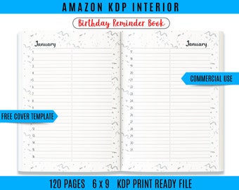 Birthday Reminder Book | Etsy