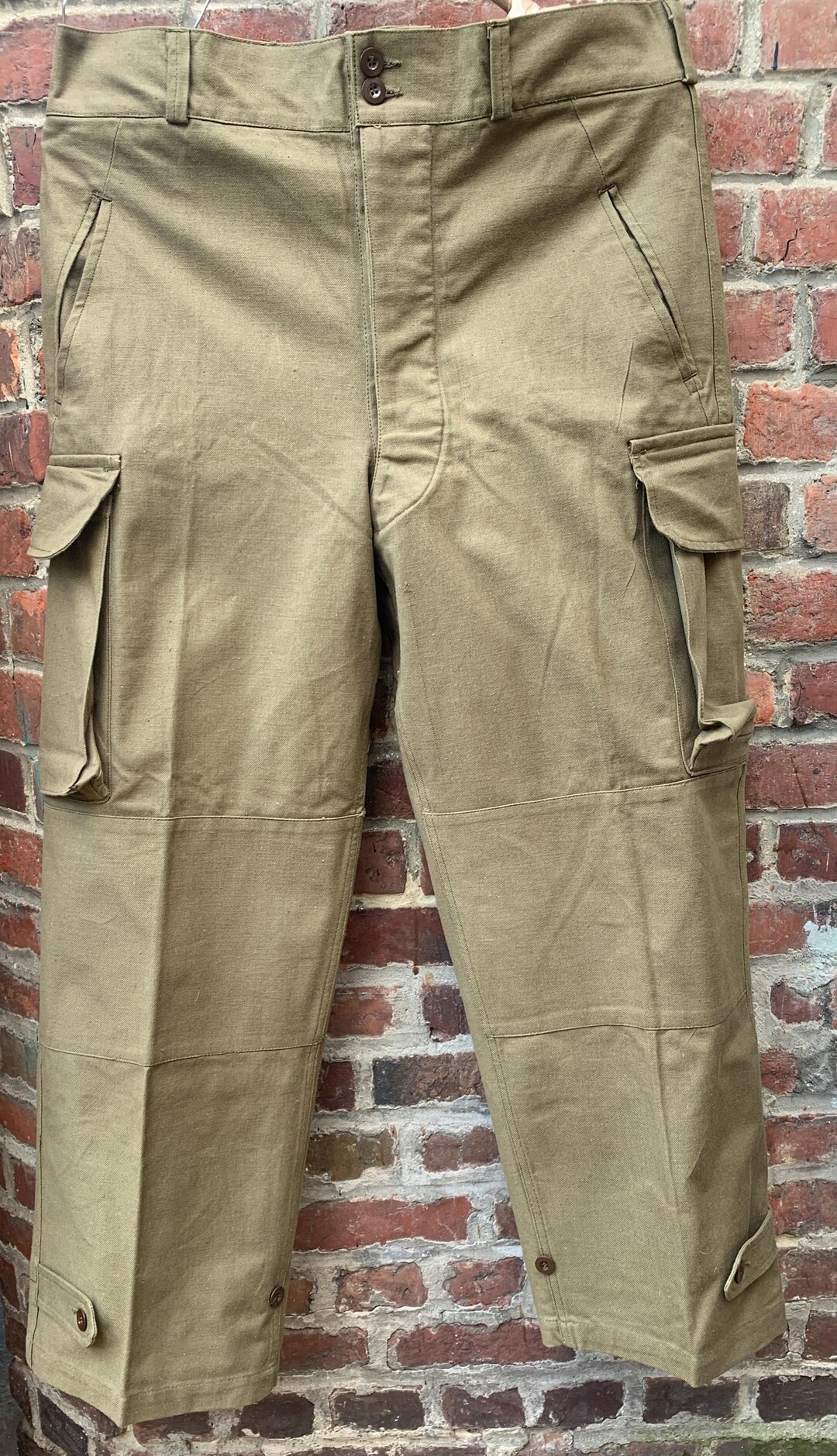 French 50s Military Pants Indochina Algeria War Era Made in France in ...