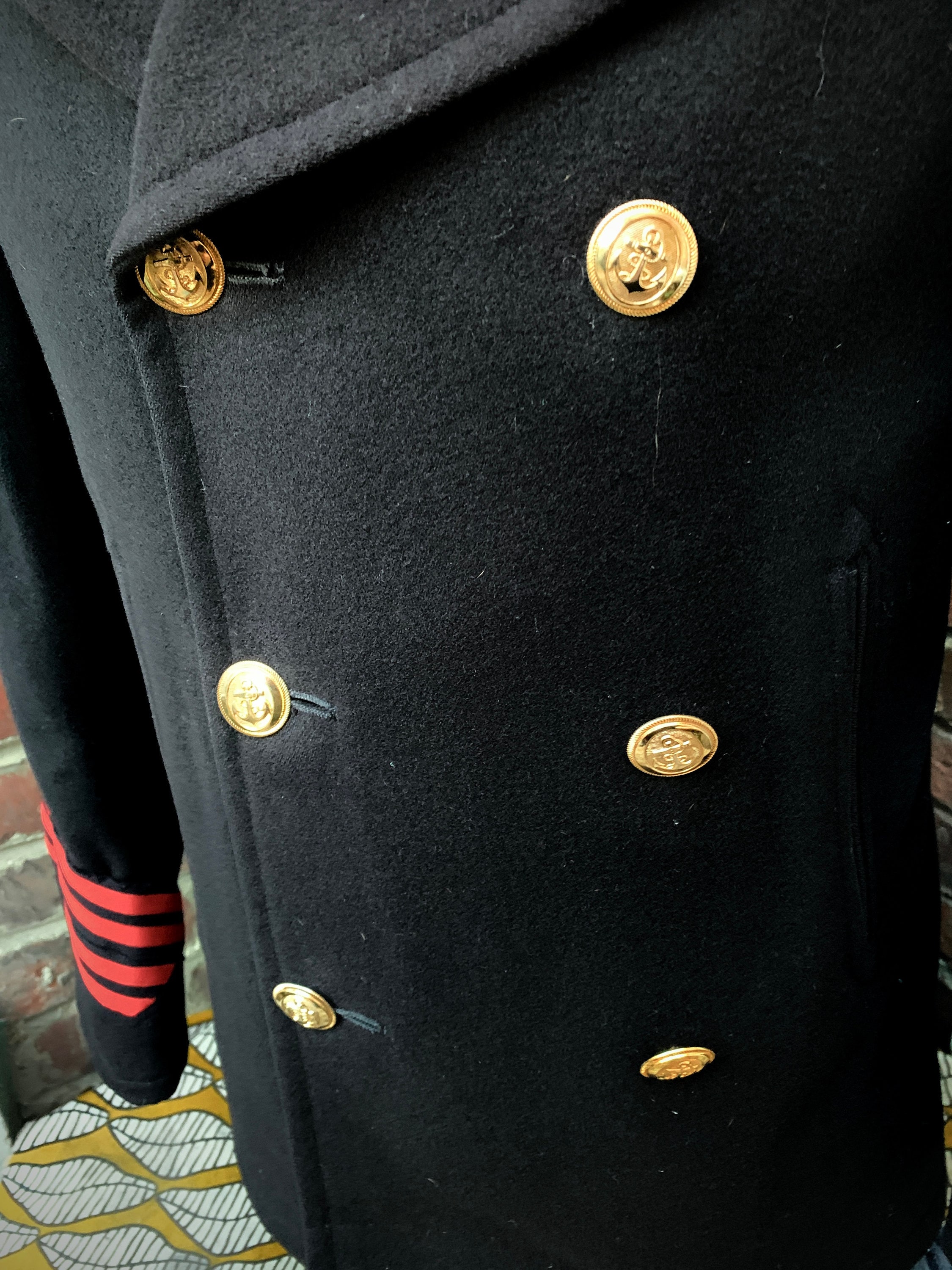 Fantastic US Navy Pea Coat Original - Genuine Pea Coat Made in USA Size ...