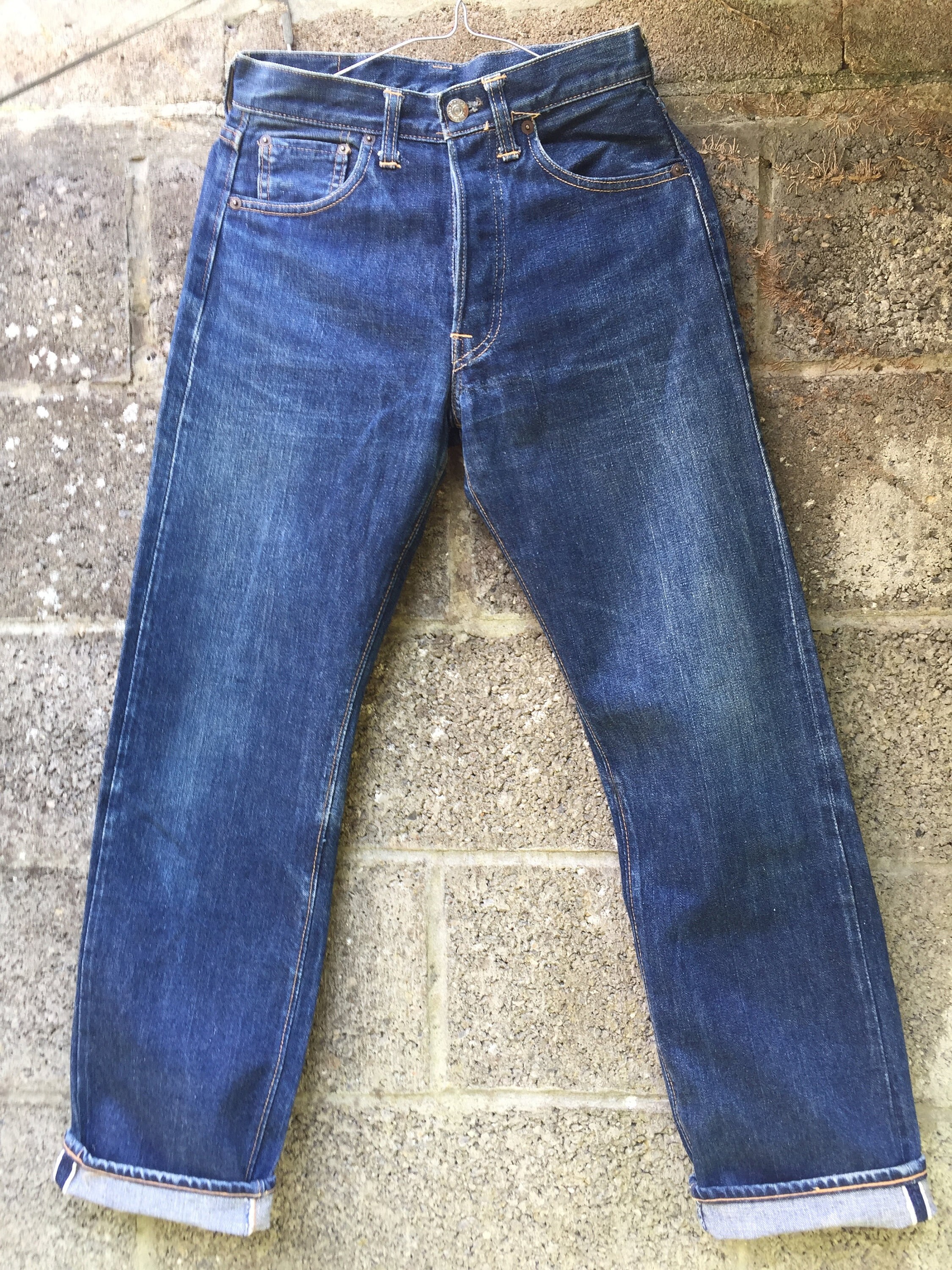 Levi's 501 Big E 64-65 Vintage Redline Selvedge W28 L32 Actual Size Measured/size Real Measured ...