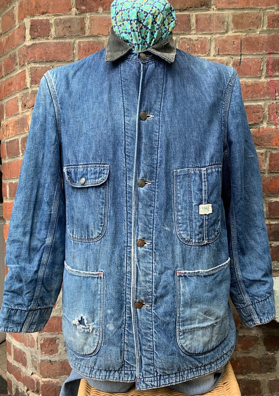 Hercules Vintage Chore Coat Work Jacket 1950s Made in… - Gem