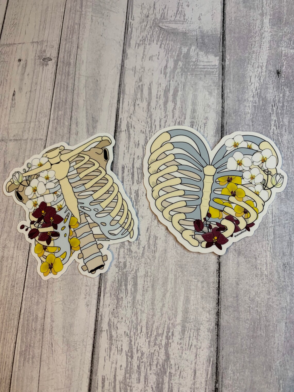 Thoracic Bloom | Anatomy and Plants Stickers | Vinyl Waterproof ...
