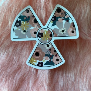 Trefoil Radiation Symbol Sticker - Etsy