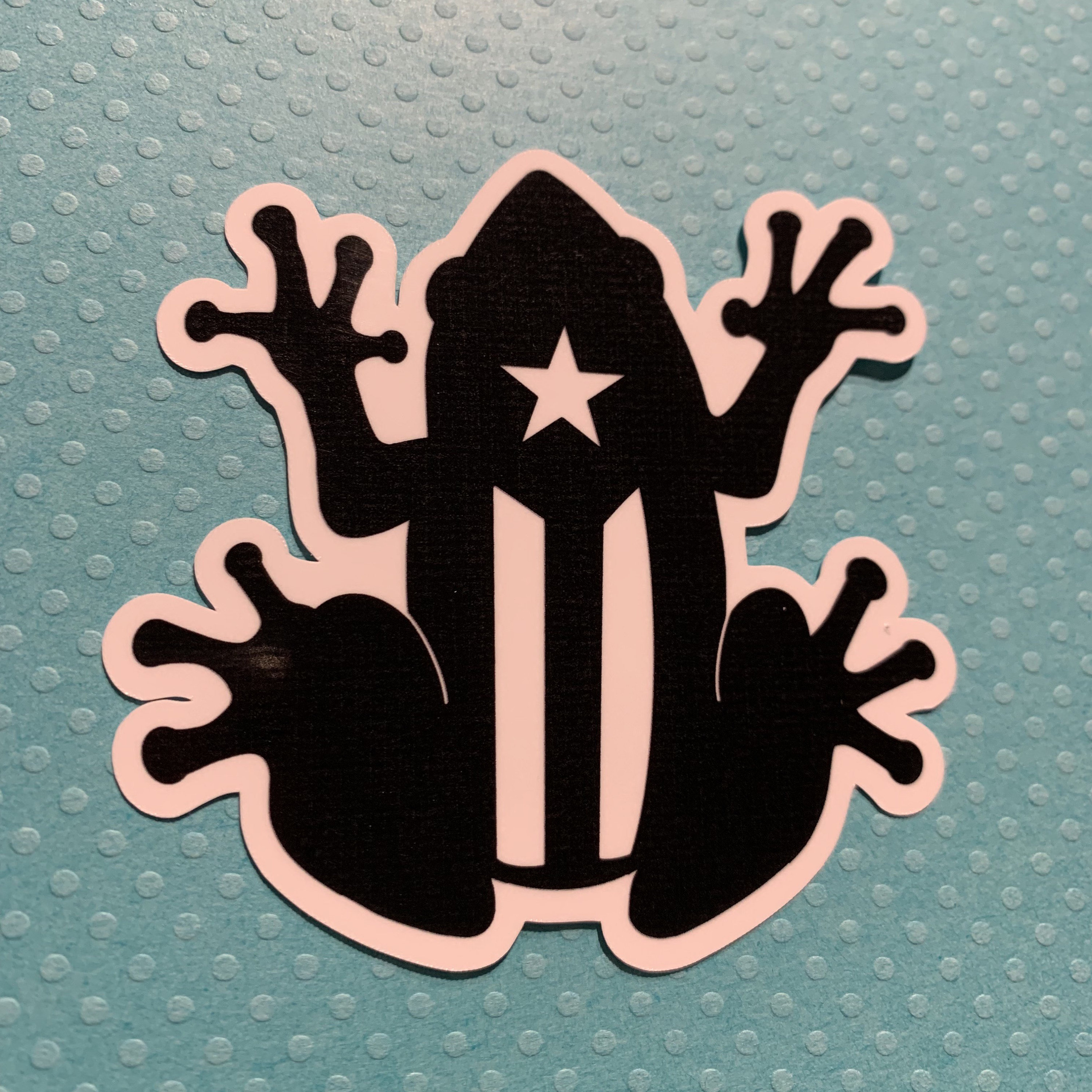 Puerto Rico Flag Coqui Sticker Puerto Rico Stickers Vinyl - Etsy