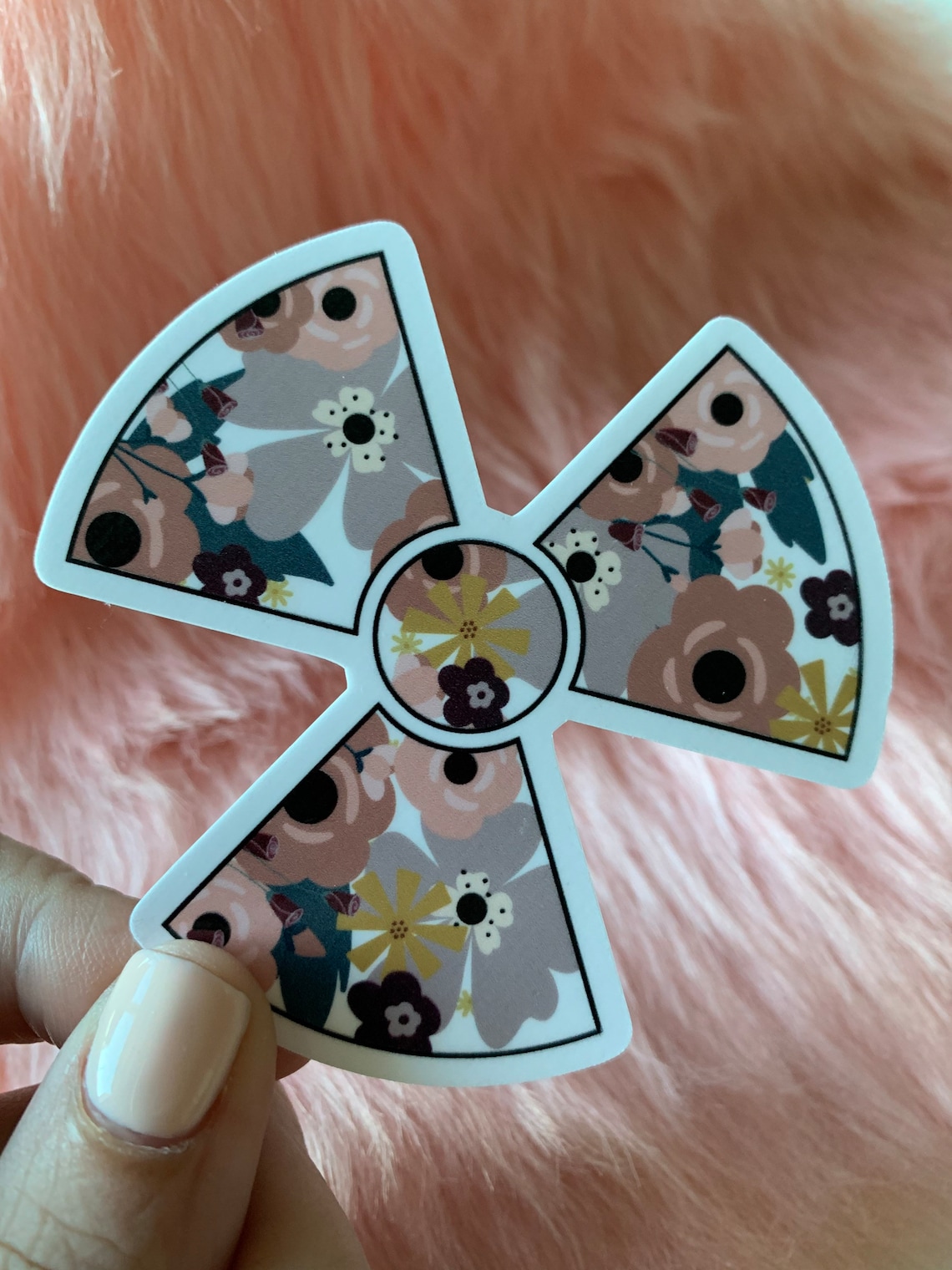 Trefoil Radiation Symbol Sticker - Etsy