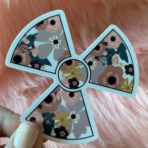 Trefoil Radiation Symbol Sticker - Etsy