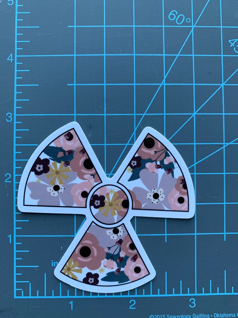 Trefoil Radiation Symbol Sticker - Etsy