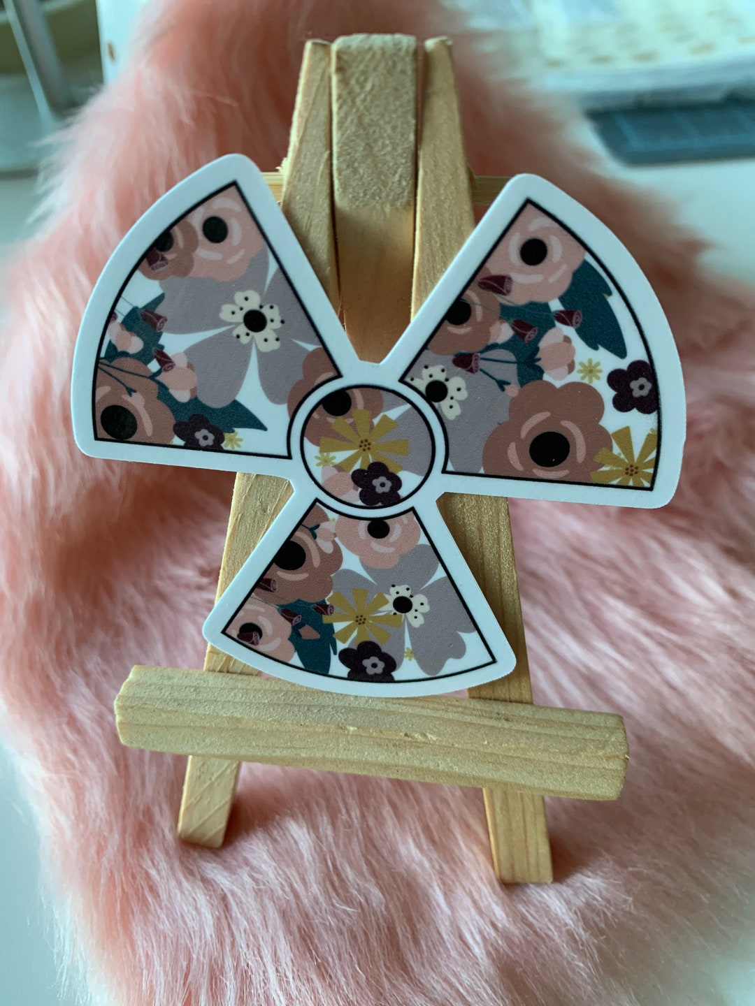 Trefoil Radiation Symbol Sticker - Etsy