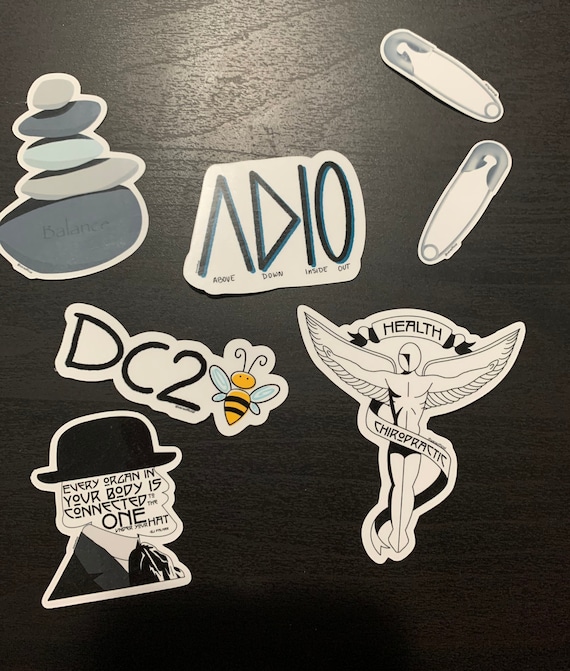 Chiropractic Stickers Collection Vinyl Waterproof Stickers - Etsy
