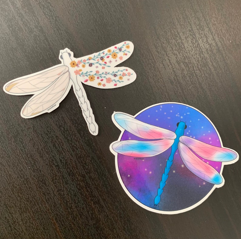 Dragonfly Stickers Insects Stickers Vinyl Waterproof - Etsy