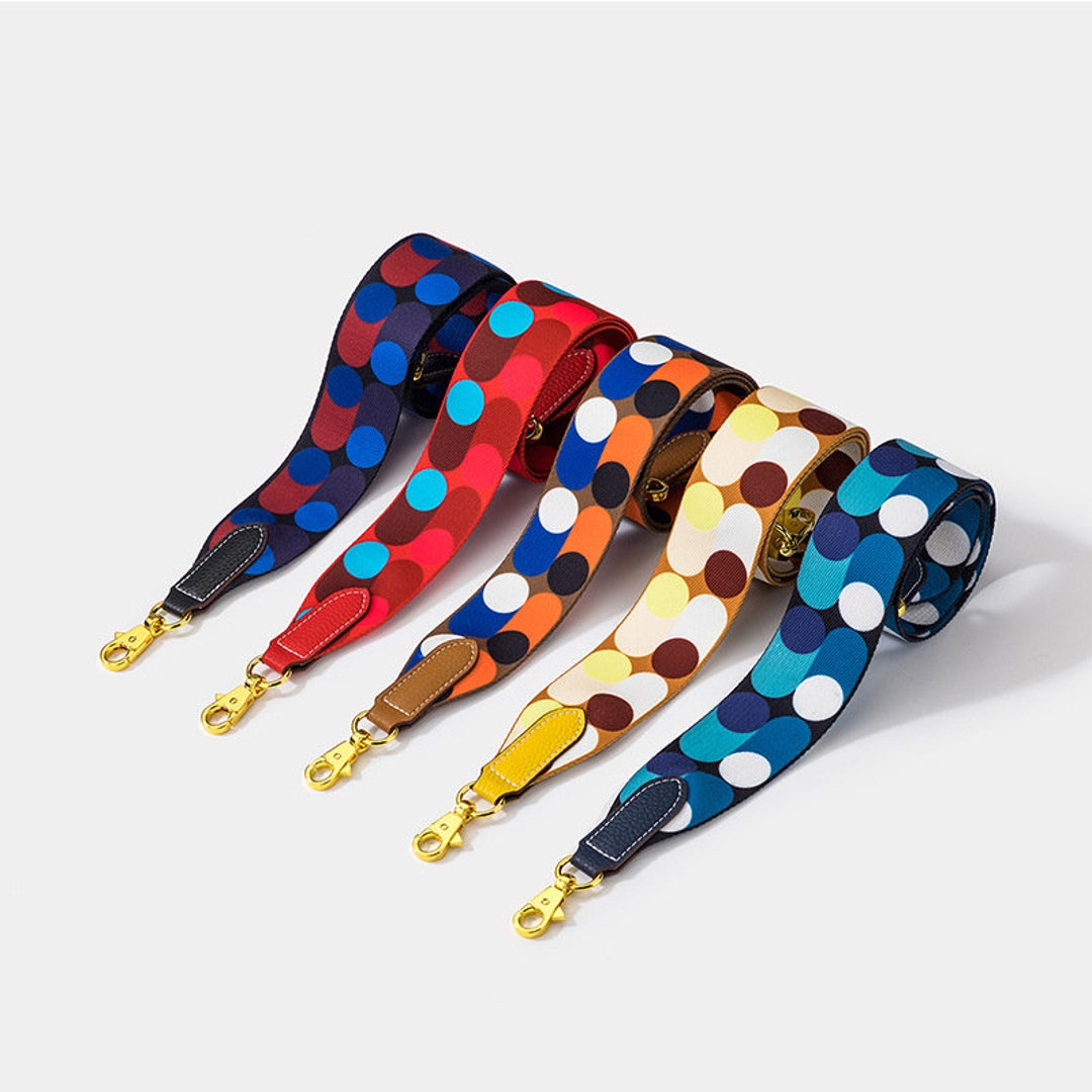 Woven Straps | Color Polka Dot Straps | Wide Straps | Messenger Bag ...