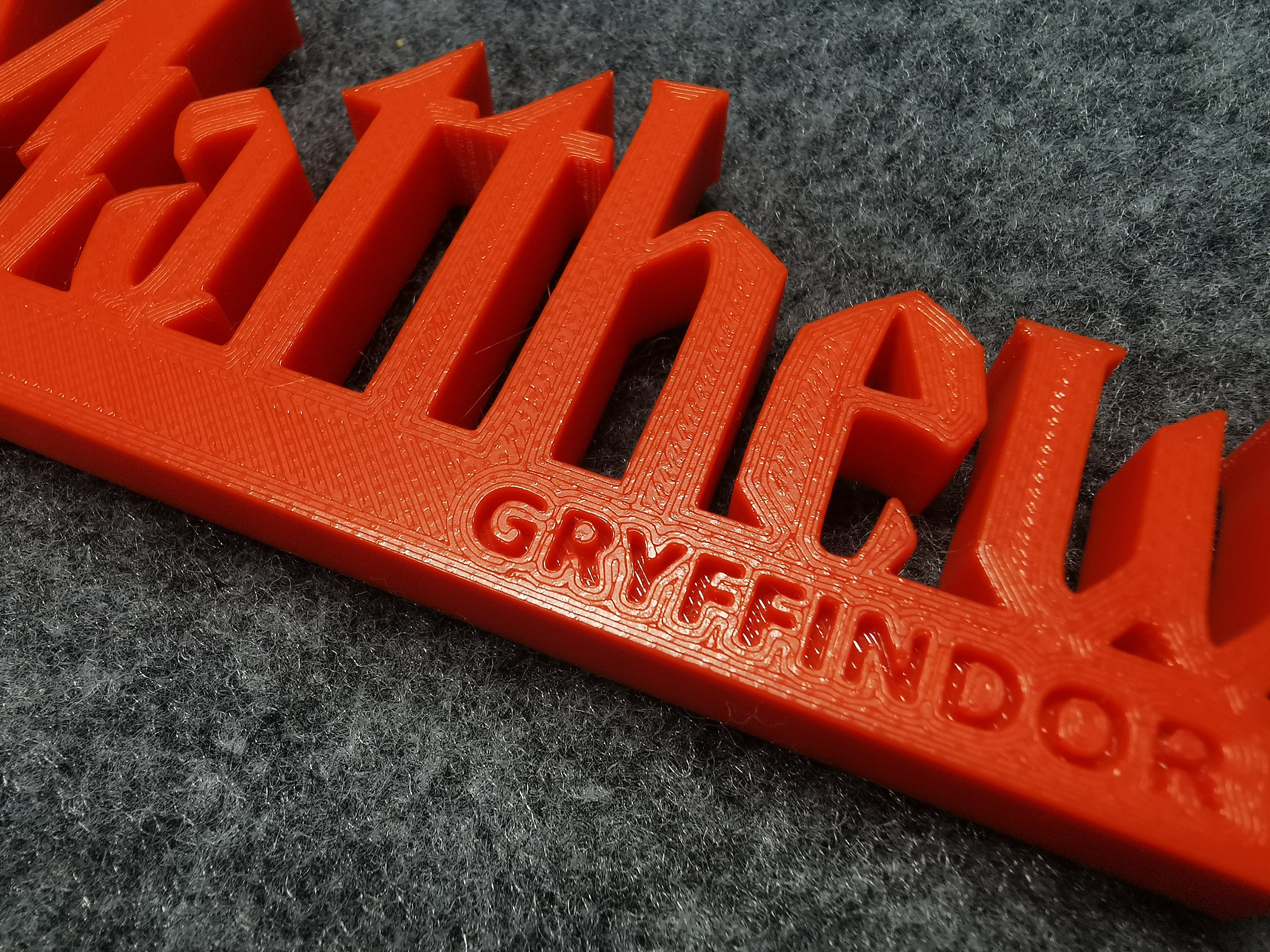 Harry Potter Style Name Plate & Embossed Hogwarts House Name | Etsy